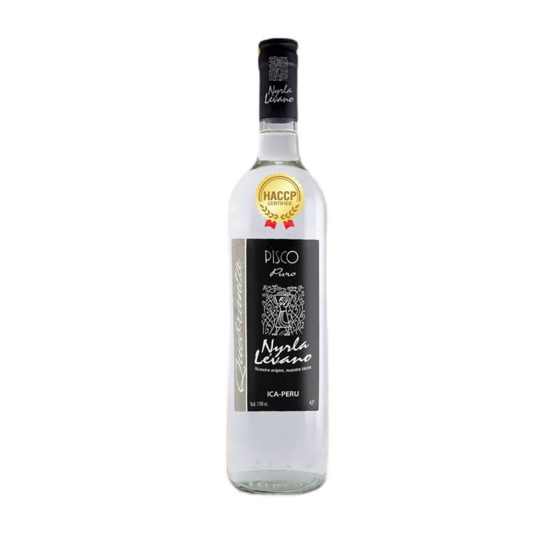 Pisco Puro Quebranta Nyrla Levano - Cepas y Copas - Del Valle de Ica